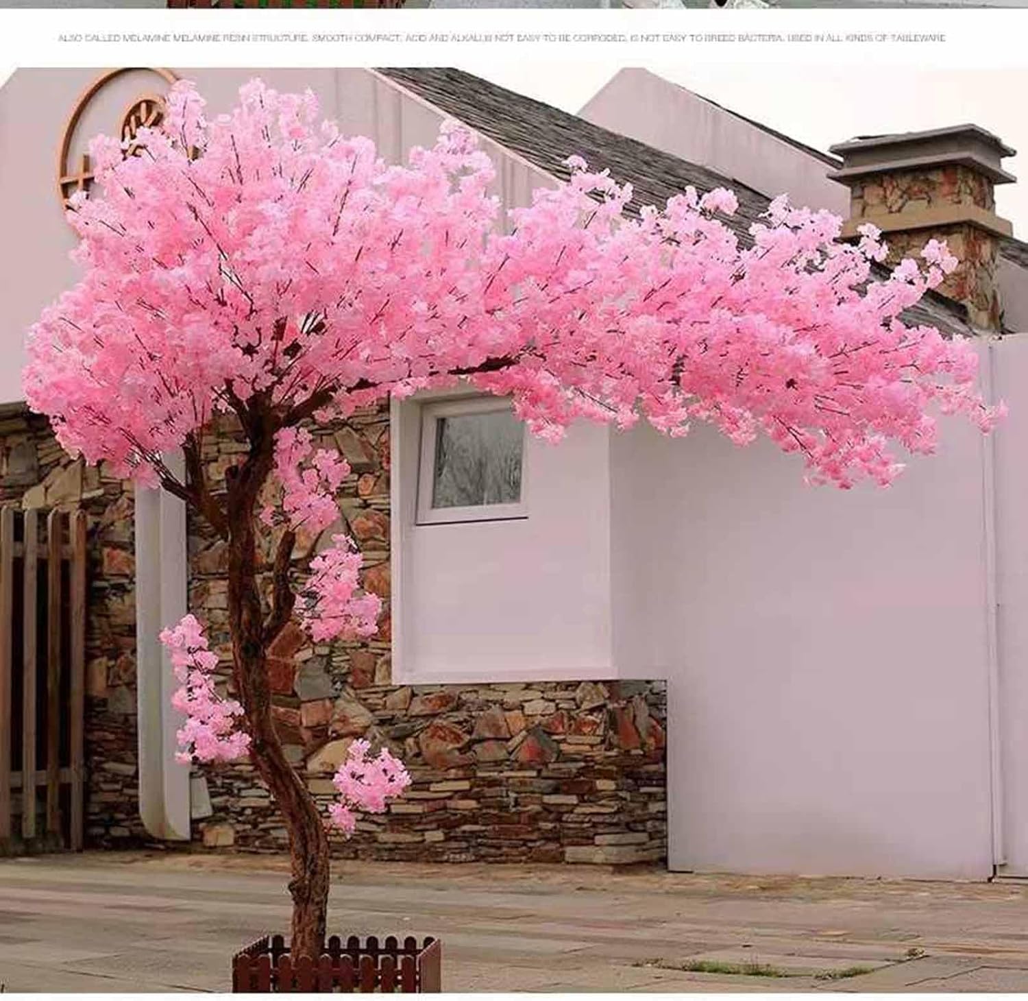 SCHAAN Árbol de Flor de Cerezo Artificial, decoración de árbol de Flor ...