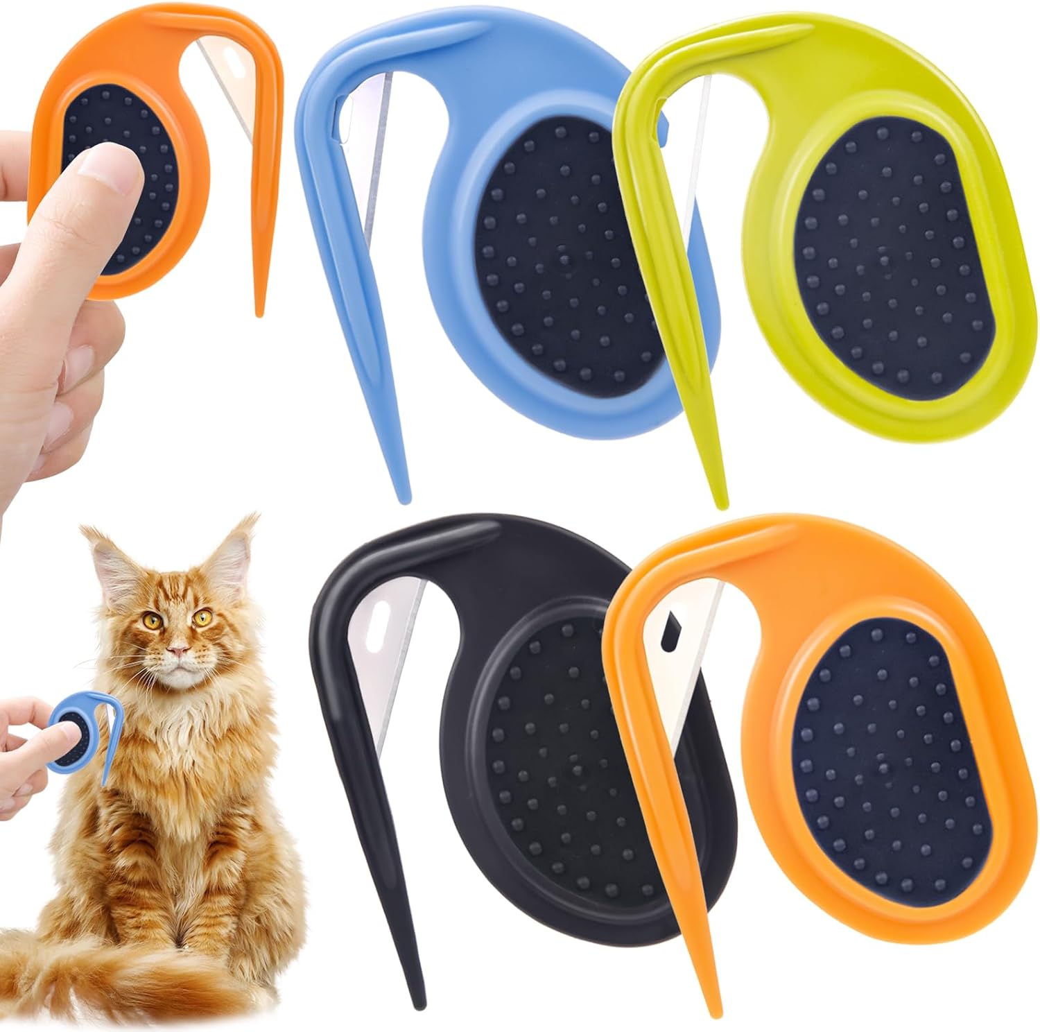 Pipihome Pet Knotting Comb, Dematting Comb for Dogs, Cat Matted Fur ...