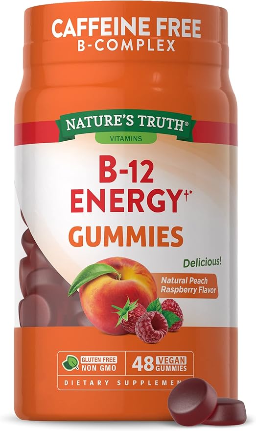 Amazon.com: B-Energized Energy Gummies | 48 Count | with B-Vitamins, L ...