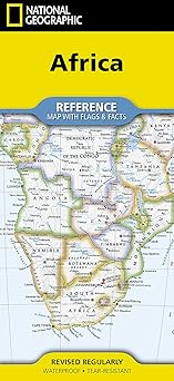 National Geographic Africa Map (folded with flags and facts): National ...