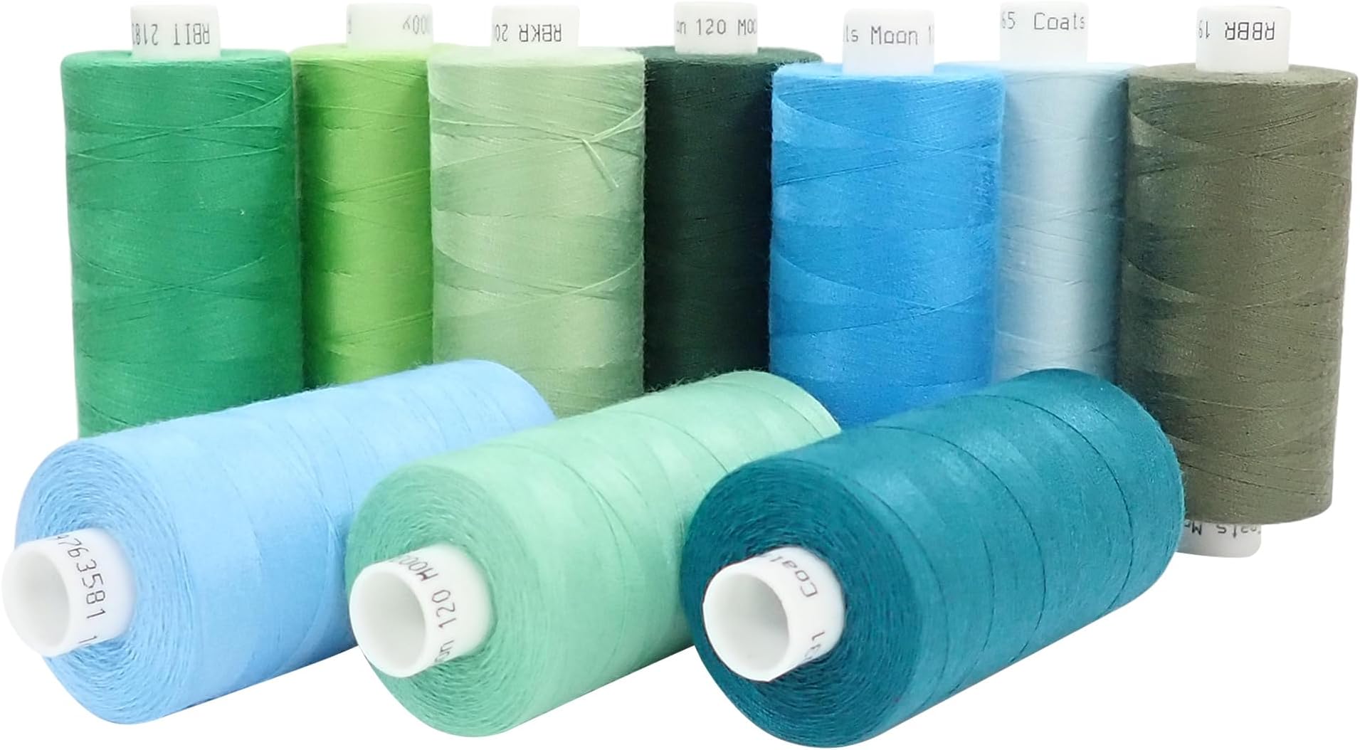 Coats Moon Assorted Dark 120s Sewing Machine Polyester Thread Cotton ...