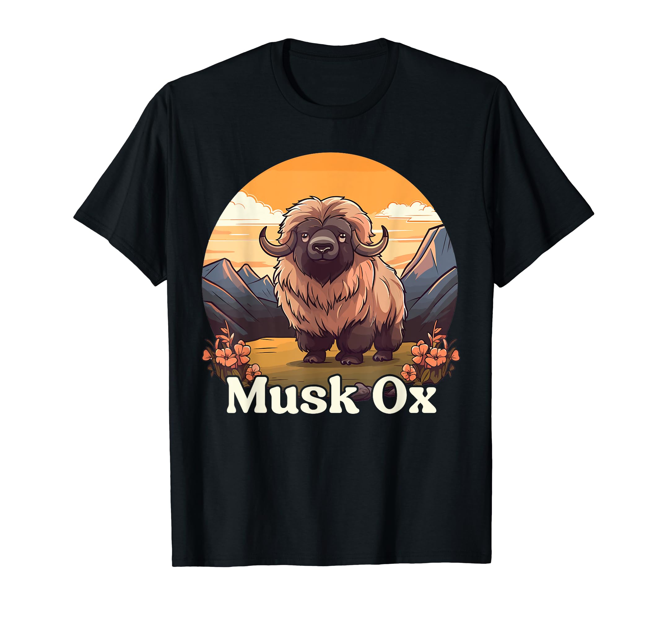 Amazon.com: Musk Ox, Cute Musk Ox T-Shirt : Clothing, Shoes & Jewelry