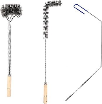 Amazon.com: 3 Pcs Fryer Cleaning Tools - L Shaped Stainless Steel ...