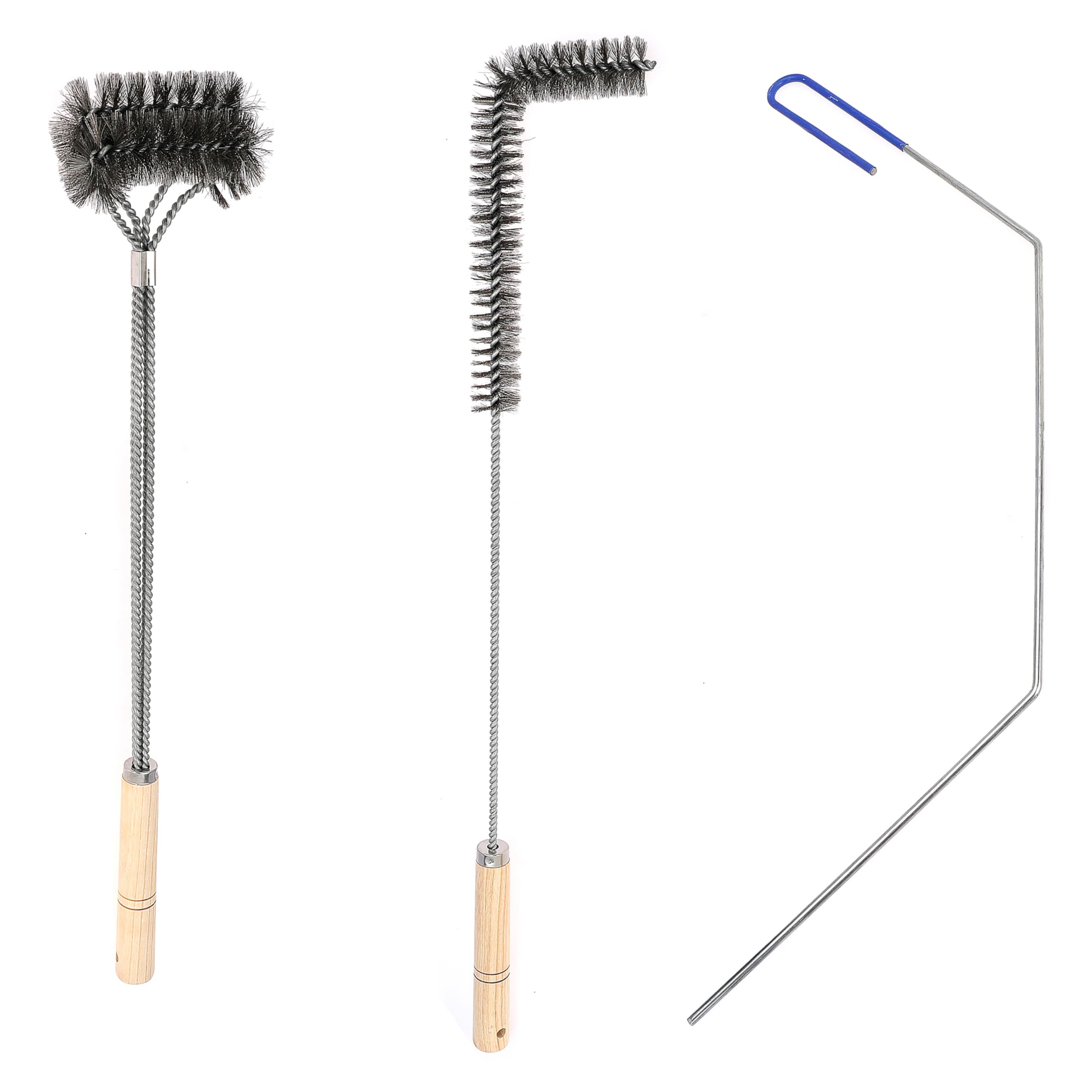 Amazon.com: 3 Pcs Fryer Cleaning Tools, L Shaped Stainless Steel ...