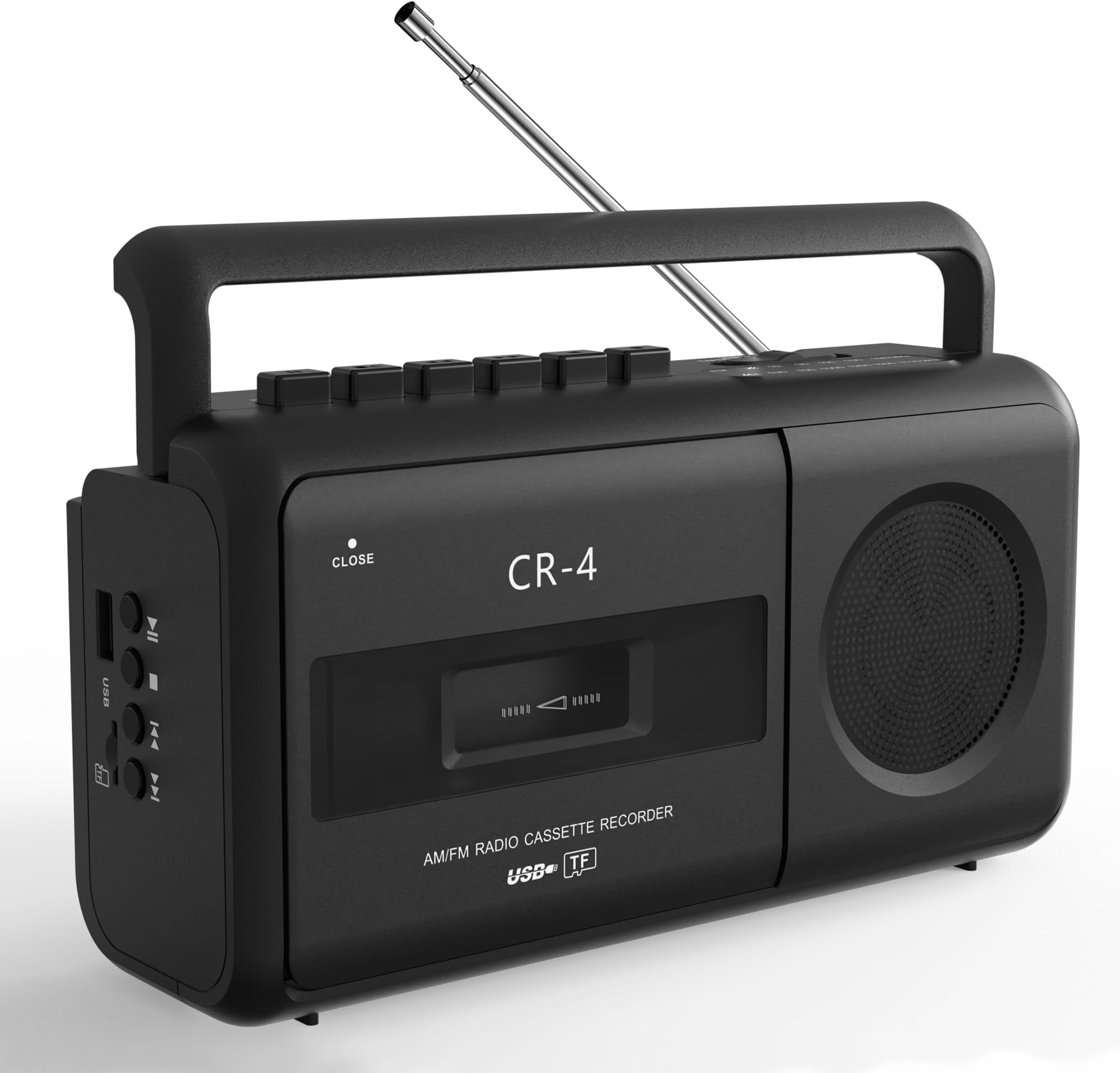 Amazon.com: KUEPHOM Portable Cassette Tape Player Recorder,Boombox ...