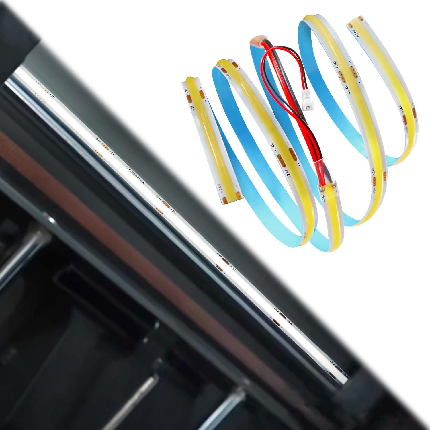 Amazon.com: Lesiyou 3D Printer LED Light Strip, Upgrade LED Strip ...