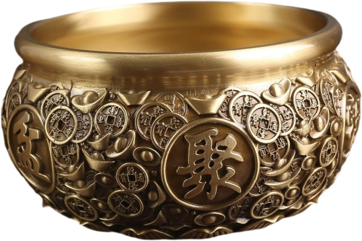 Amazon.com: Wswqop Feng Shui Treasure Basin Treasure Bowl Retro Table ...