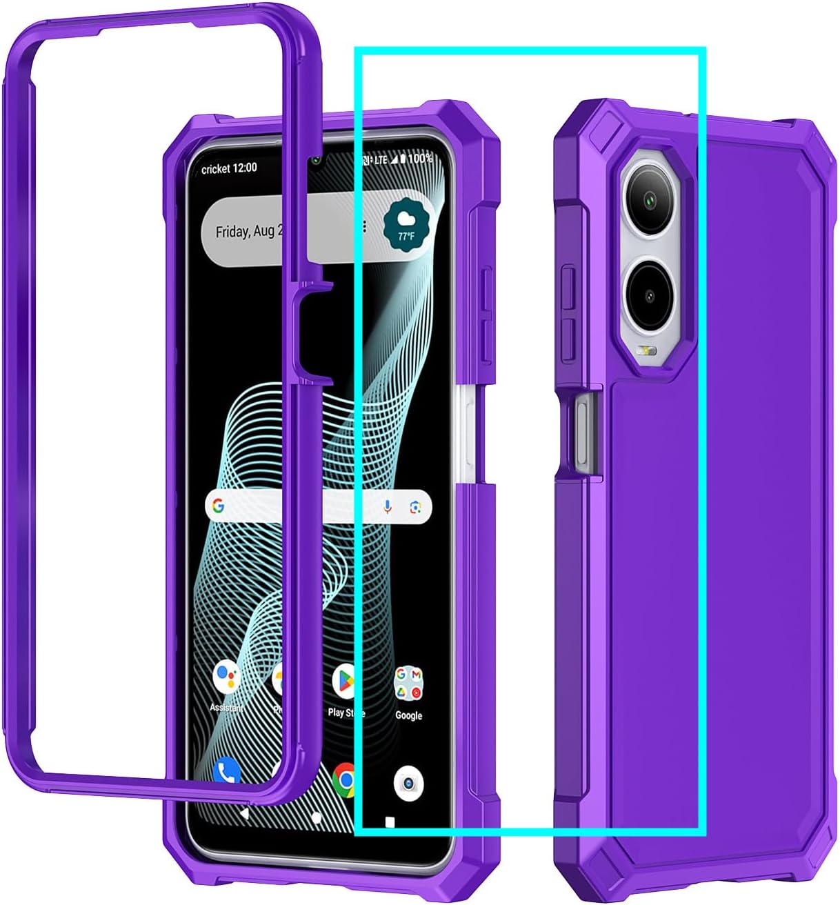 Amazon.com: Aulzaju for Cricket Icon 6 Case/ATT Verge Case with Screen ...