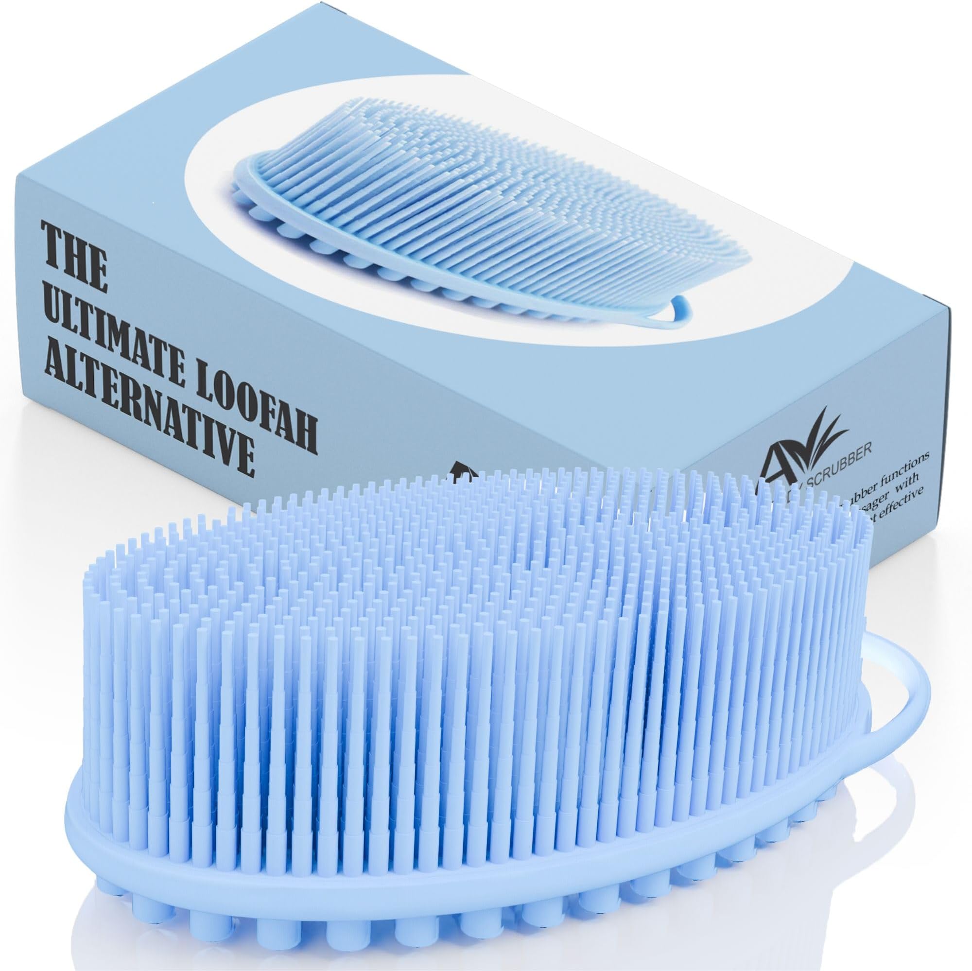 Amazon.com : Avilana Silicone Body Scrubber – Dual-Sided Silicone ...
