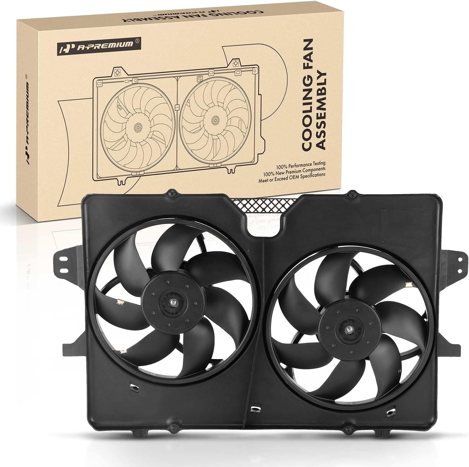 Amazon.com: A-Premium Engine Radiator Cooling Fan Assembly Compatible ...