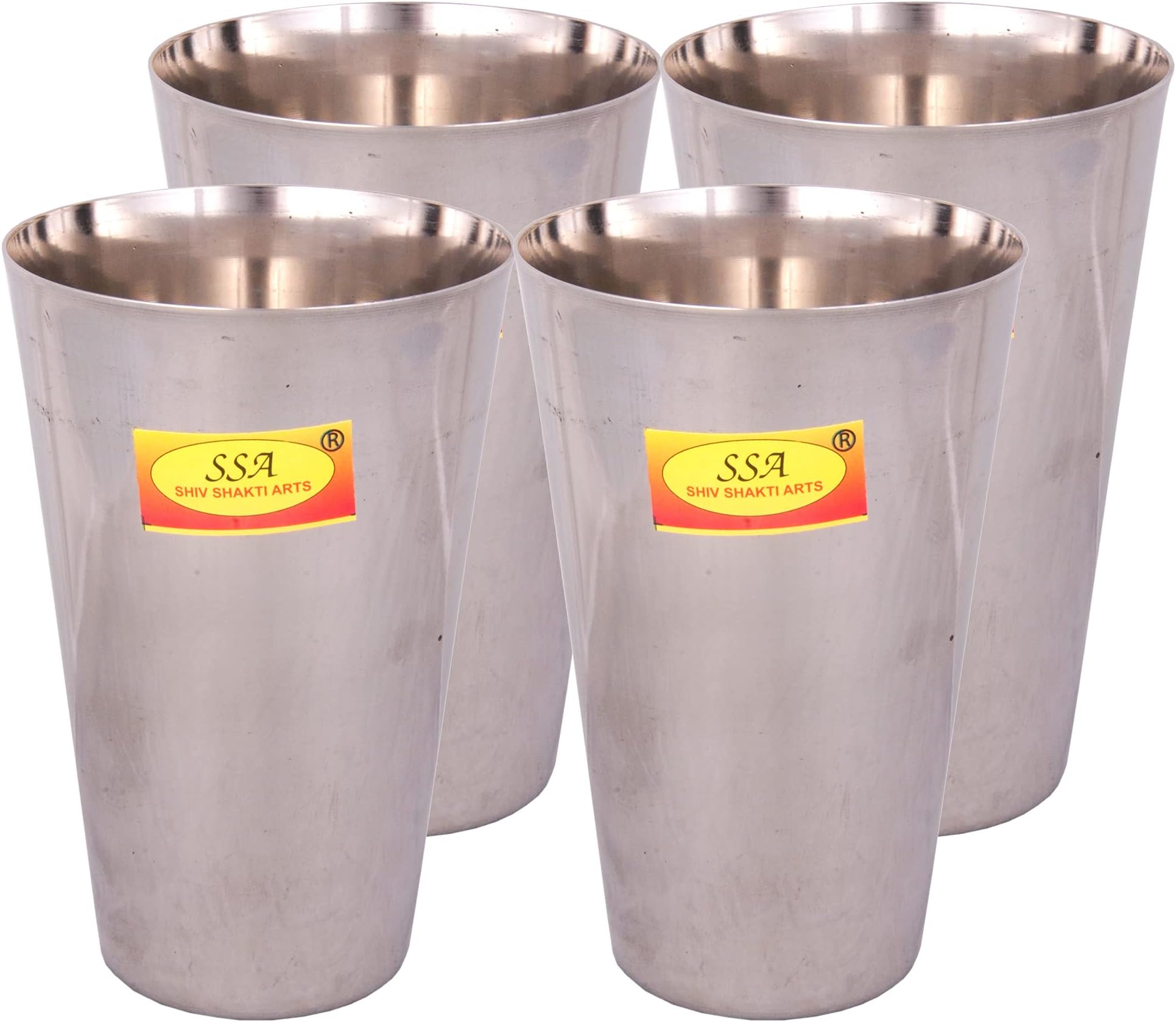 Buy Dynore Stainless Steel Lassi Glass | Serving Glass | (Set of 2 ...