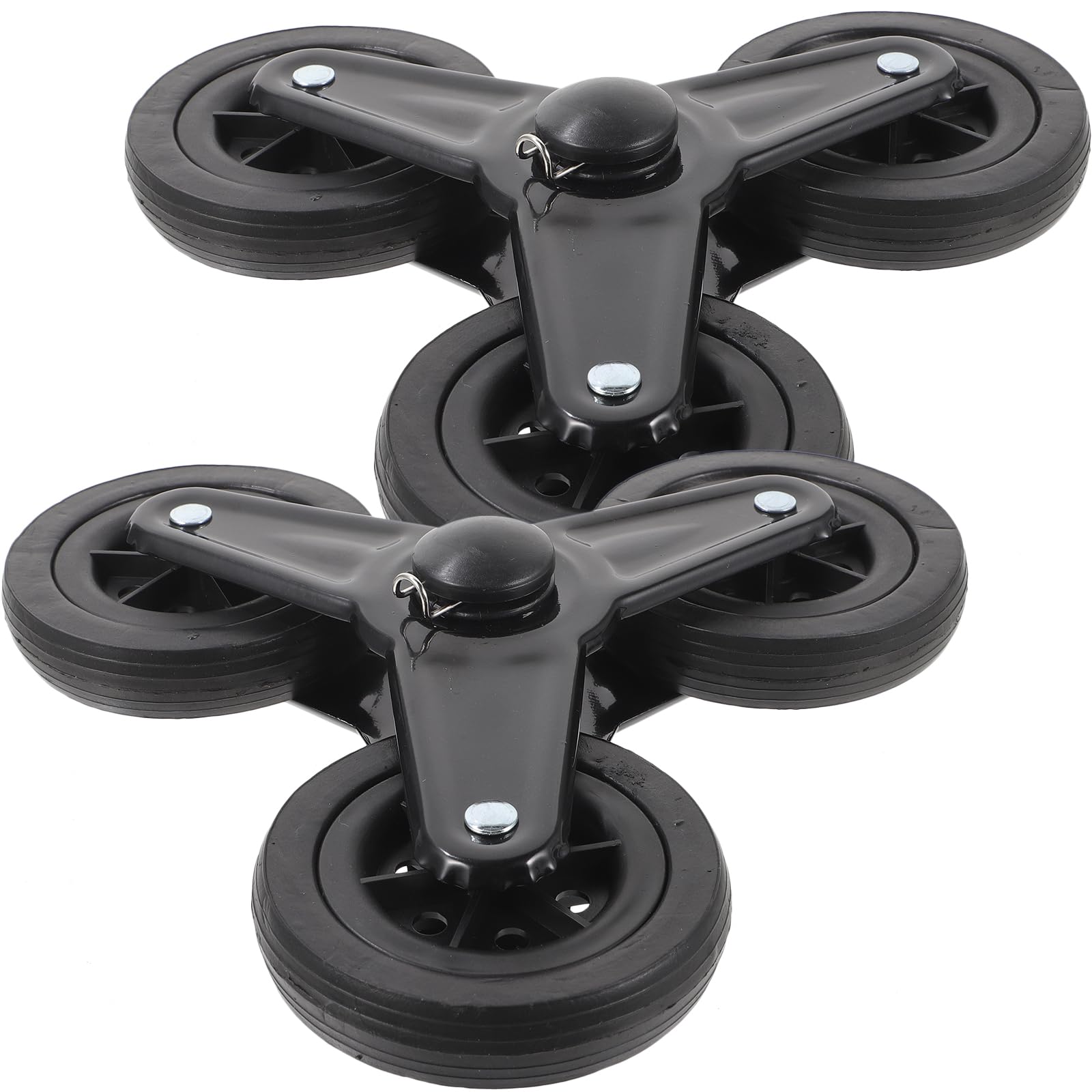 ULTECHNOVO 1 pair Hand Stair Duty Moving Wheels Heavy Triangle Luggage ...