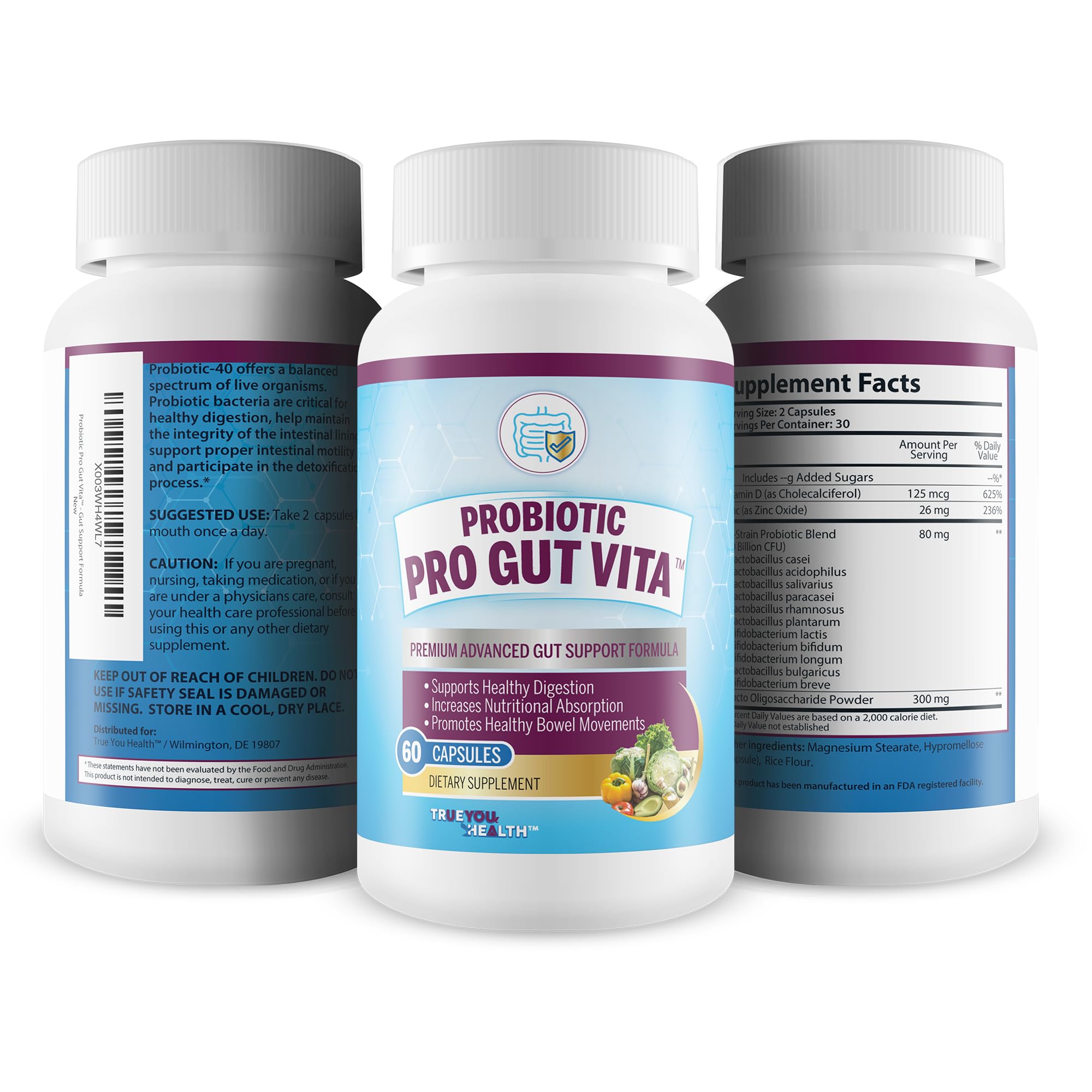 Snapklik.com : Probiotic Pro Gut Vita - Gut Health Support Probiotic ...