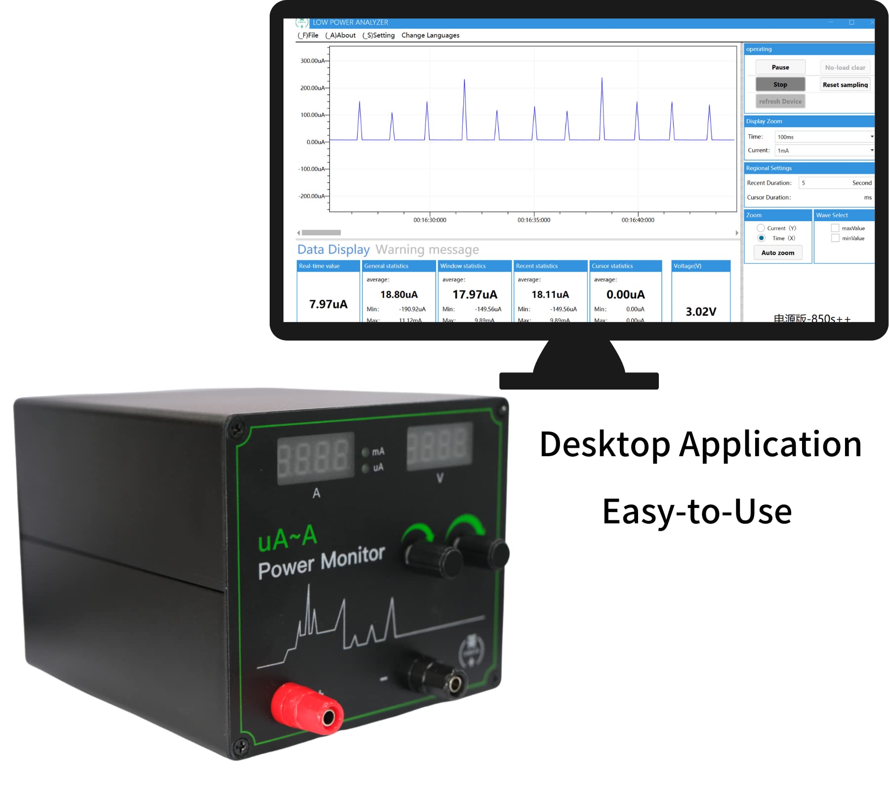 Buy Power Monitor Power Profiler Power Analyzer Battery Profiler DC ...