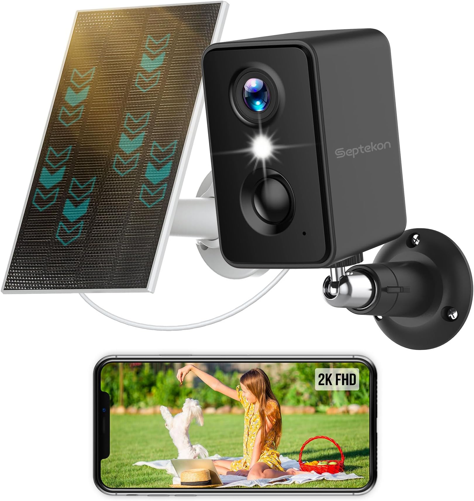 Amazon.com : 4Pack Security Cameras Wireless Outdoor for Home Security ...