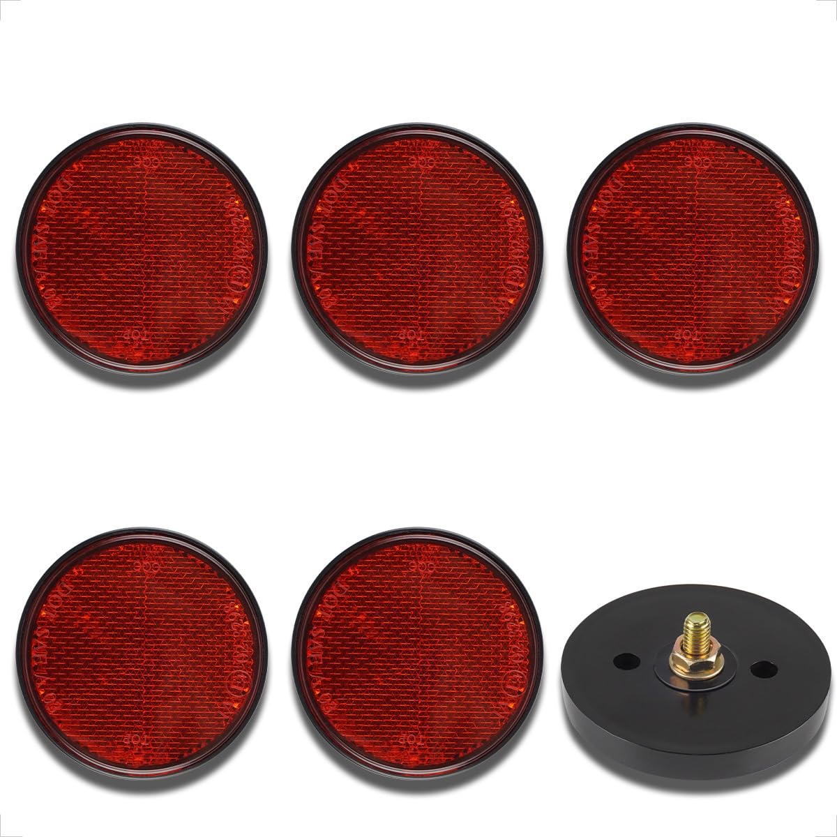 Snapklik.com : Evermotor 6 PCS Round M6 Universal Screw Mount ...