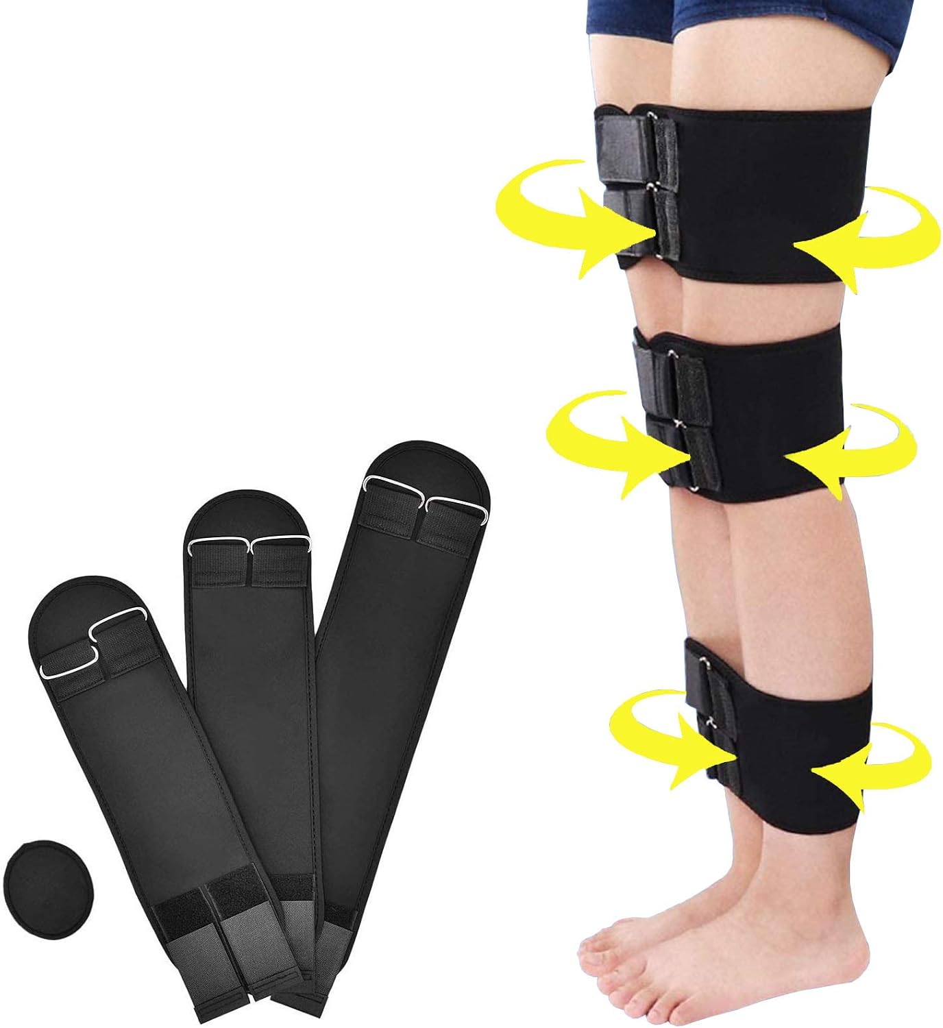 Mcvcoyh 3PCS Leg Correction Belts, Adjustable Leg Correction Band for ...