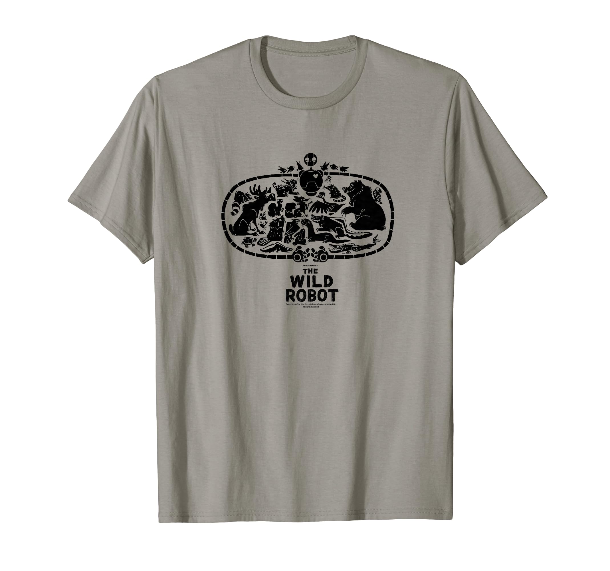 Amazon.com: DreamWorks The Wild Robot Group Hug T-Shirt : Clothing ...