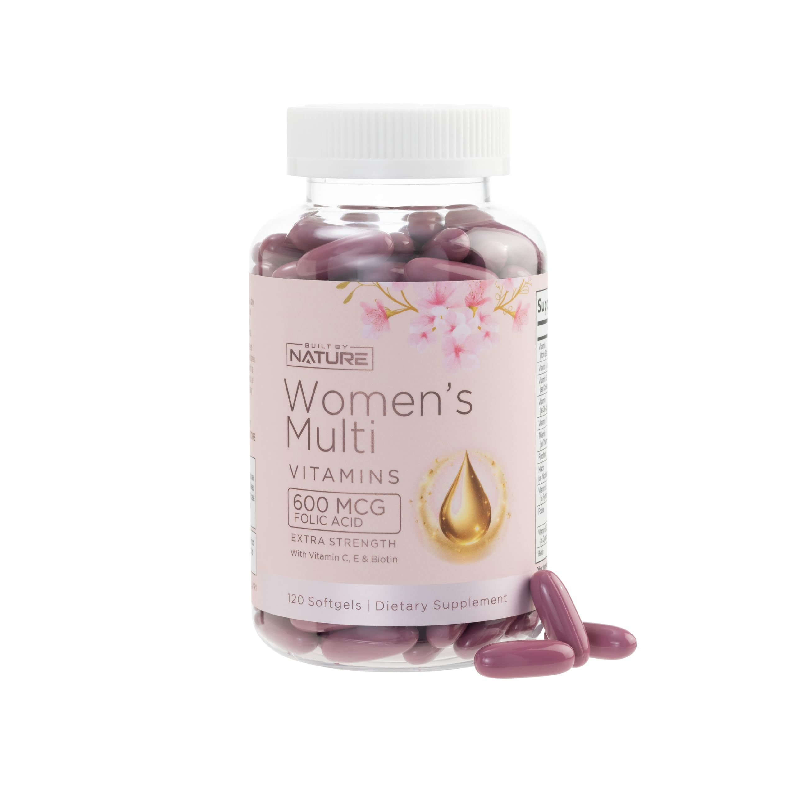Amazon.com: Built by Nature Vitamins for Women – Women's Complete Daily ...