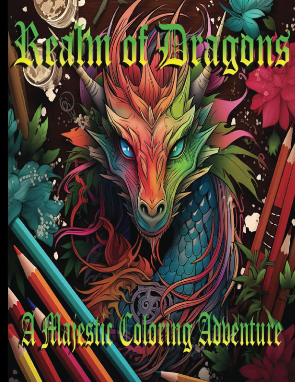 Amazon.com: Realm of Dragons: A Majestic Coloring Adventure ...