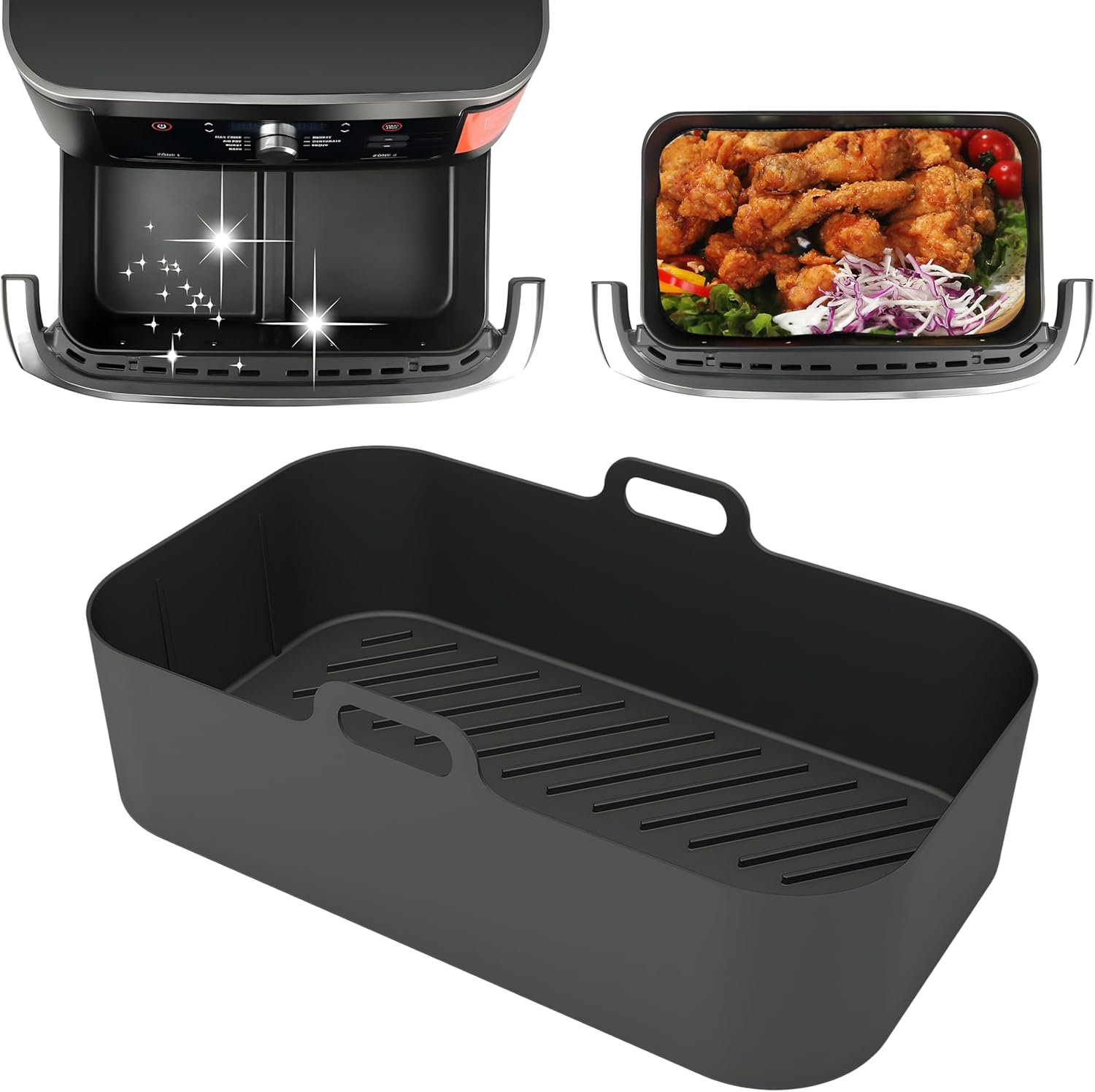 Large Silicone Liners for Ninja AF500UK, Premium AF500uk Silicone ...