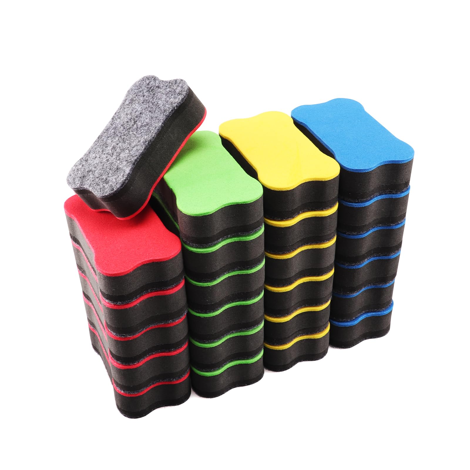 Amazon.com: OOTDAY Whiteboard Eraser, 24 PCs Dry Erase Erasers, Dry ...
