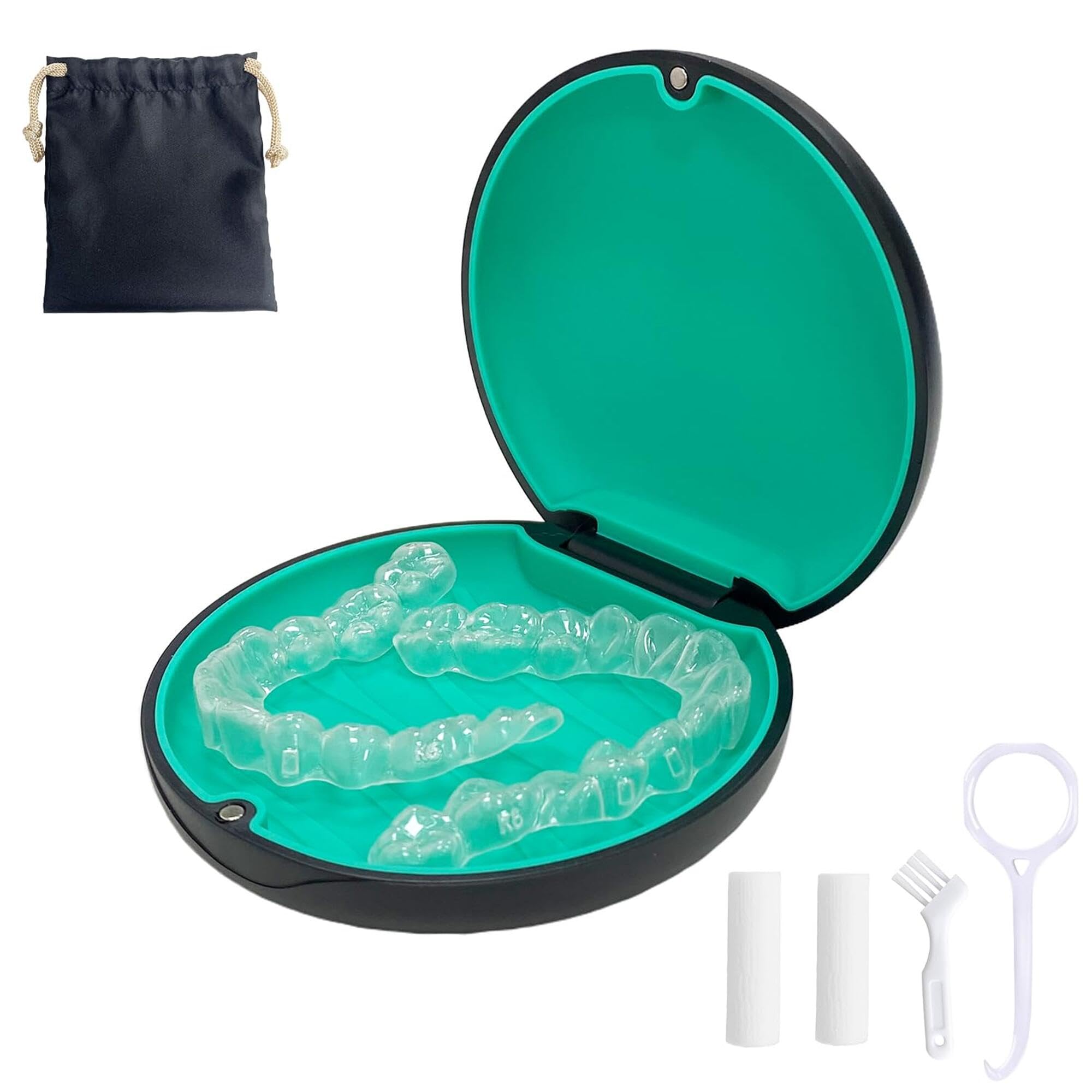 Amazon.com : Retainer Case,Cute Slim Aligner Case Compatible with ...