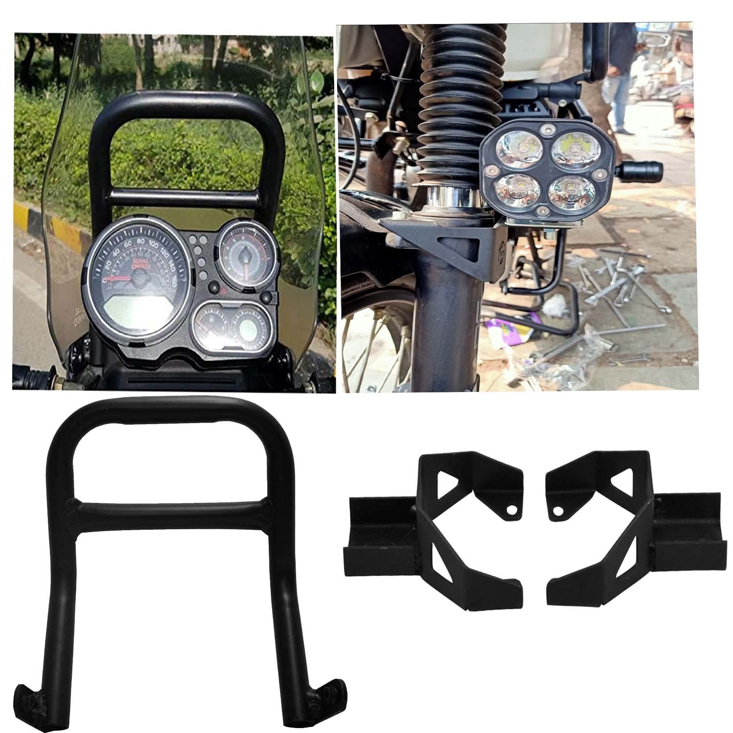 Autobrand - Shocker Fog Light Clamp Light with Metal GPS,Mobile Mount ...