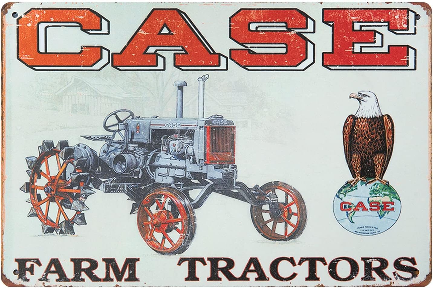 Amazon.com: ERLOOD Farm Tractors Metal Tin Sign, Vintage Plaque Poster ...