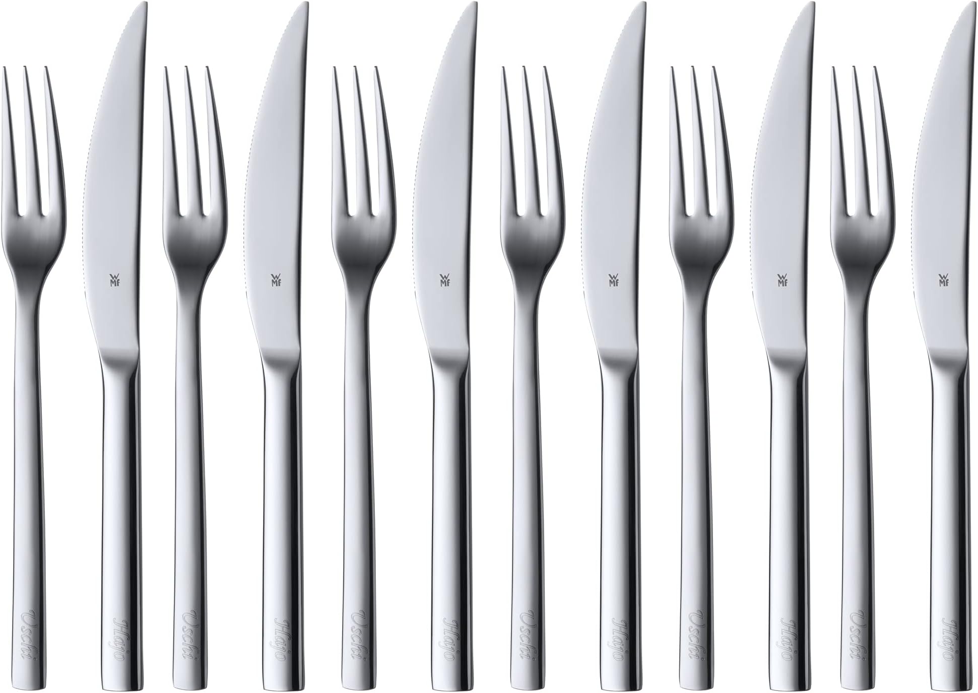 Amazon.com: WMF Steak Cutlery 12 pieces (6 personas): Home & Kitchen