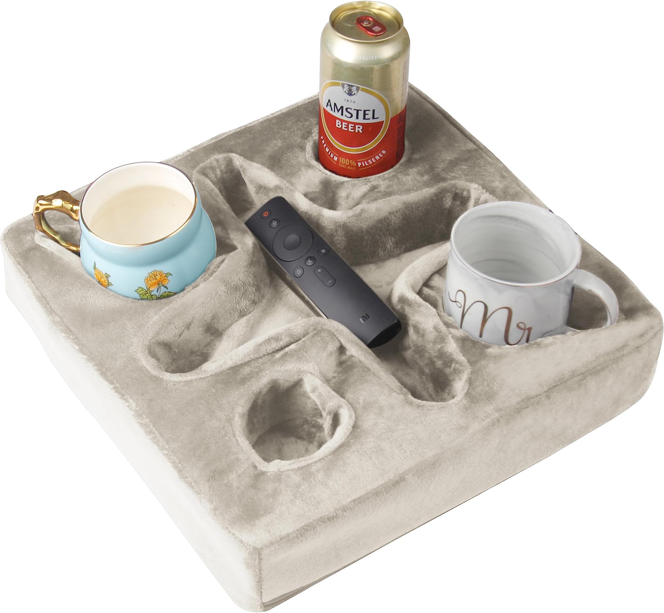 Amazon.com: Xchouxer Couch and Bed Cup Holder Pillow, Sofa Refreshment ...