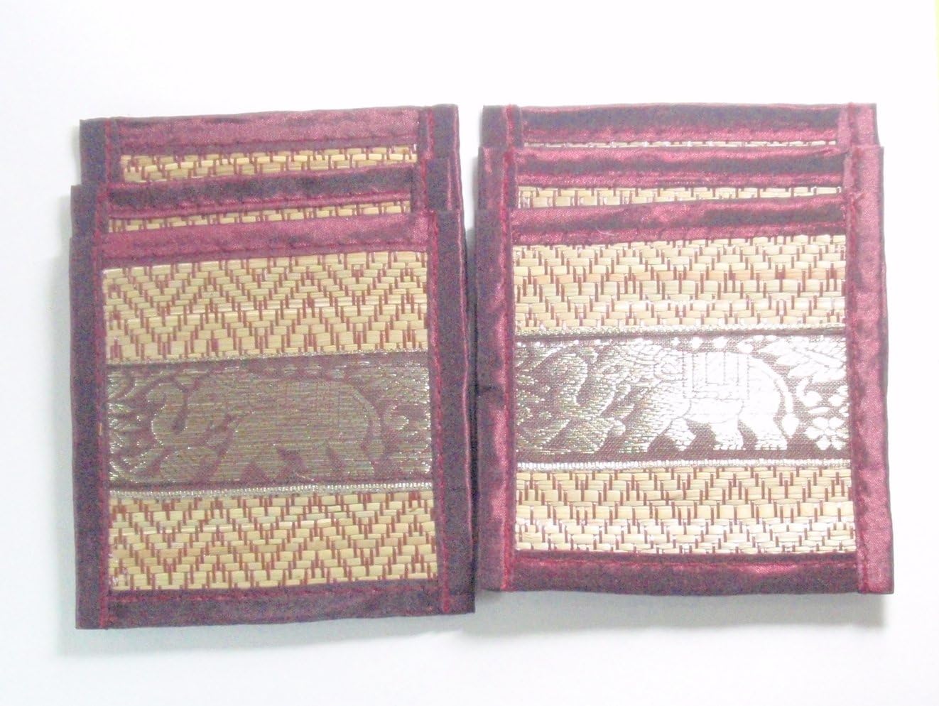 Amazon.com | Hand Made Reed Coaster 6pcs/set, with Elephen Stencil and ...