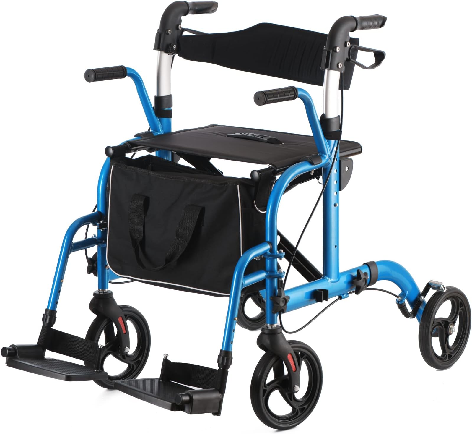 Amazon.com: SIMGOAL 2 in 1 Rollator Walker with Seat Mobility ...