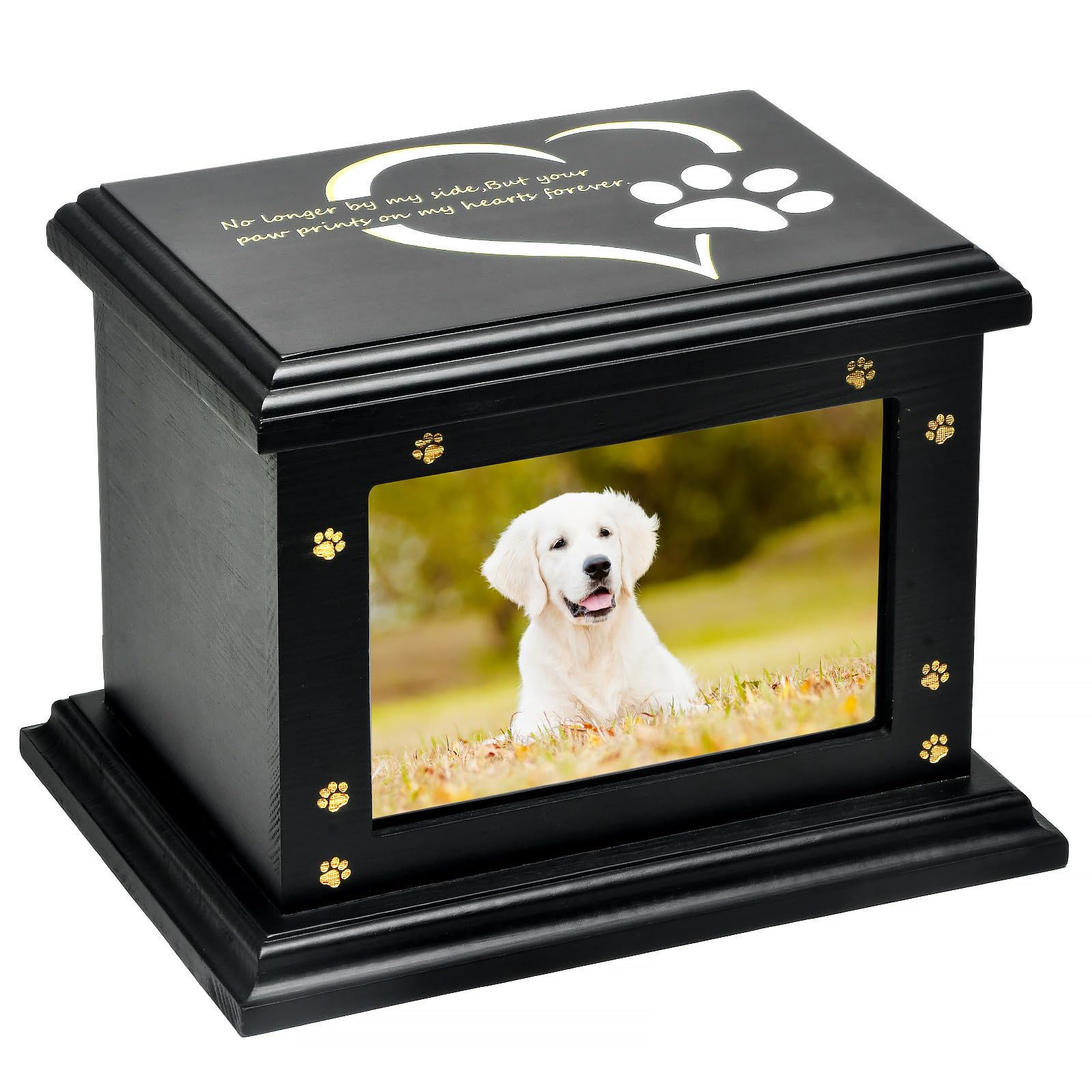 Amazon.com: Pet Memorial Urns for Dogs or Cats Ashes -Urn Box with ...