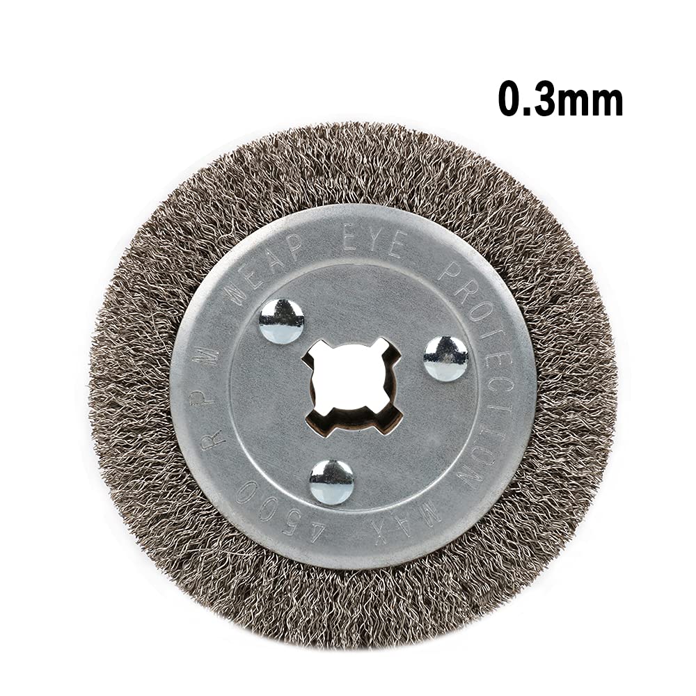 Buy 125x110mm 0.3mm Stainless Steel Wire Drawing Polishing Burnishing ...