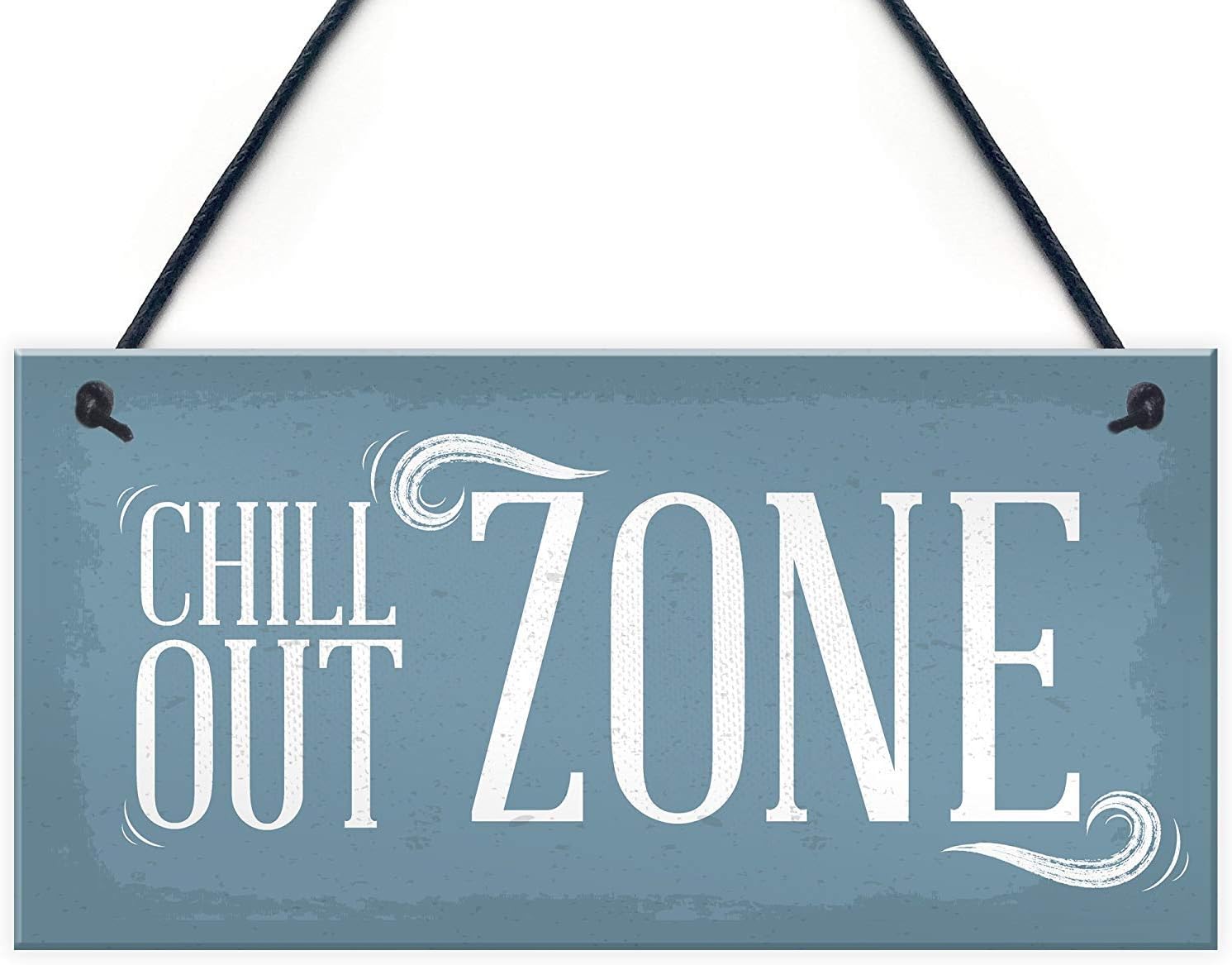 Amazon.com: Meijiafei Chill Out Zone Man Cave Shed SummerHouse Sign Hot ...