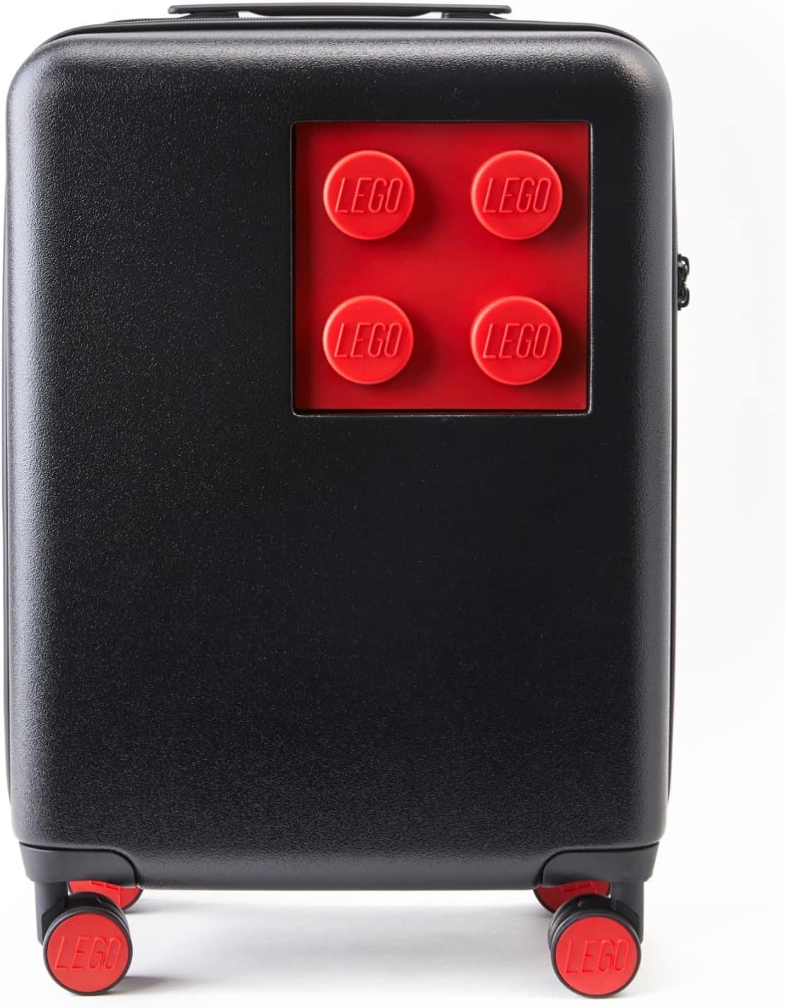 LEGO Trolley Mattoncino 2x2 S Nero e Rosso : Amazon.it: Moda