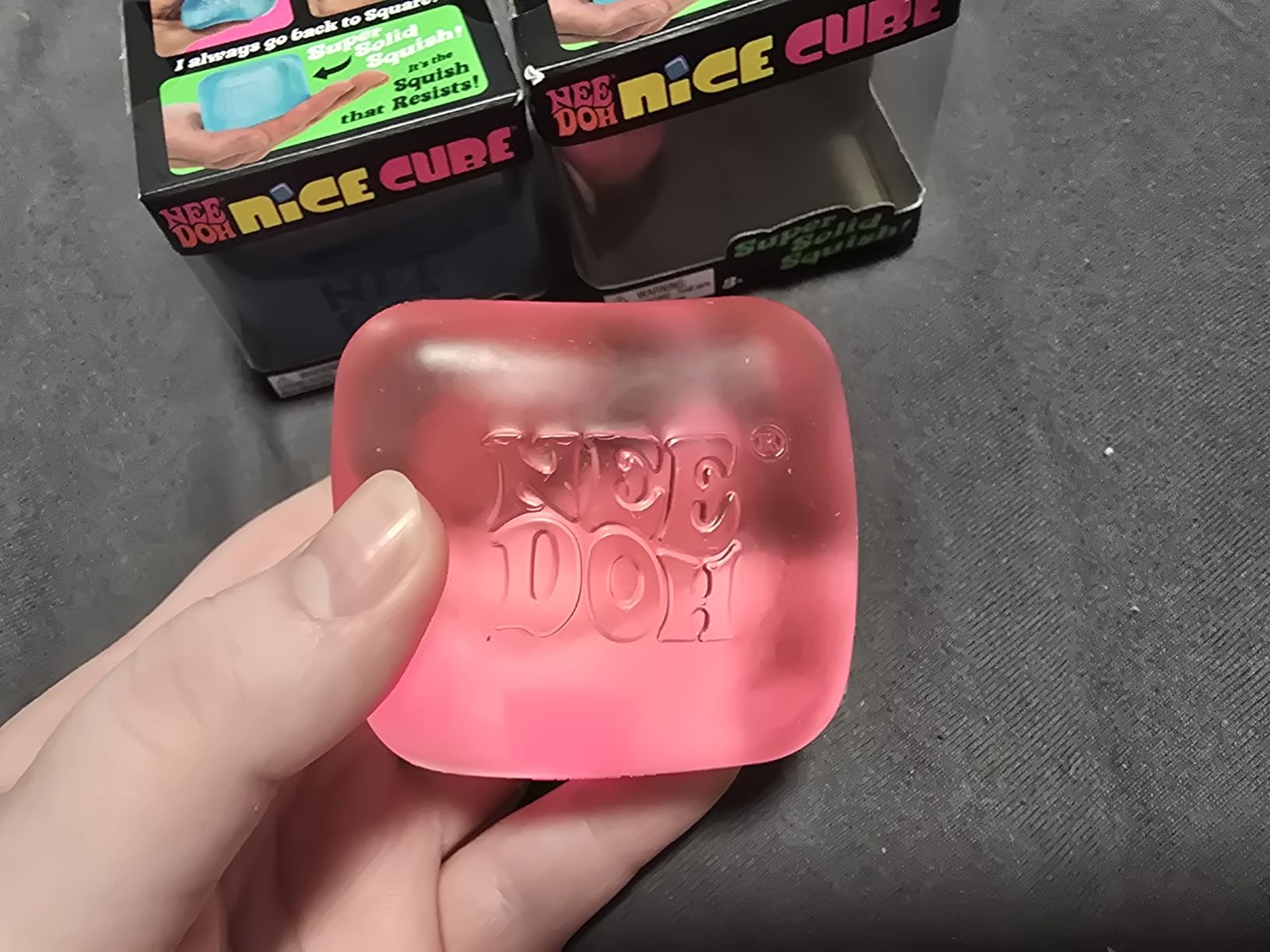 Schylling Needoh Nice Cube Sensory Toy with a Super Solid Squish ...