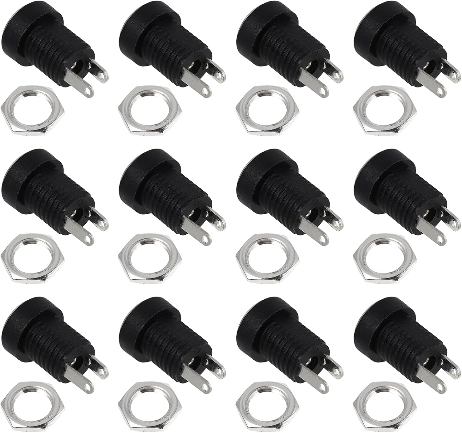 Amazon.com: VILLCASE 3pcs 1 24pcs dc Power Socket dc Jack Female dc ...