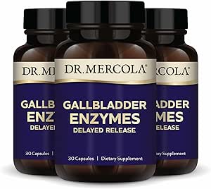 Amazon.com: Dr. Mercola Gallbladder Enzymes - Gallbladder & Digestive Health Support - Includes ...