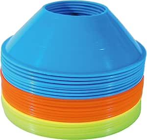 Amazon | UNIX(ユニックス) 野球 トレーニング カラーステップコーン 24枚セット BX86-52 | ユニックス | ノック・トレーニングバット