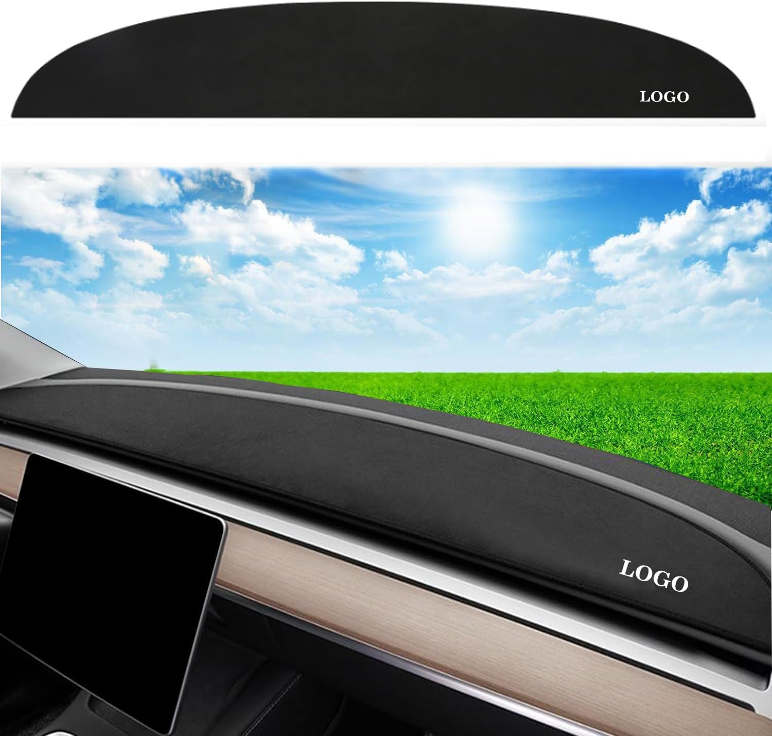 Amazon.com: TOPABYTE Dashboard Cover for Tesla Model Y 2020-2025 and ...