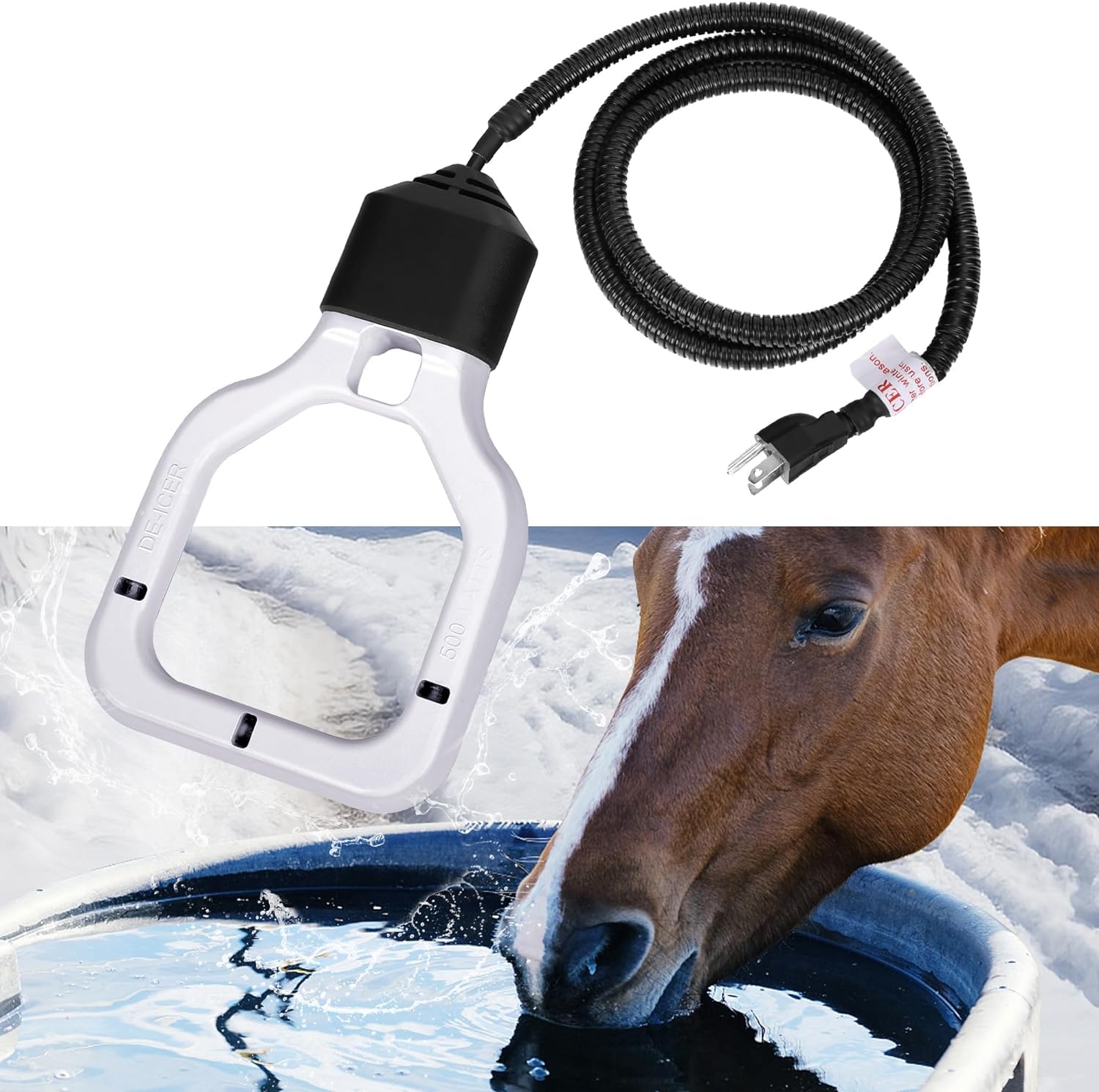 Amazon.com : 150W Submersible Bird Bath Heater- Chicken Duck Water ...