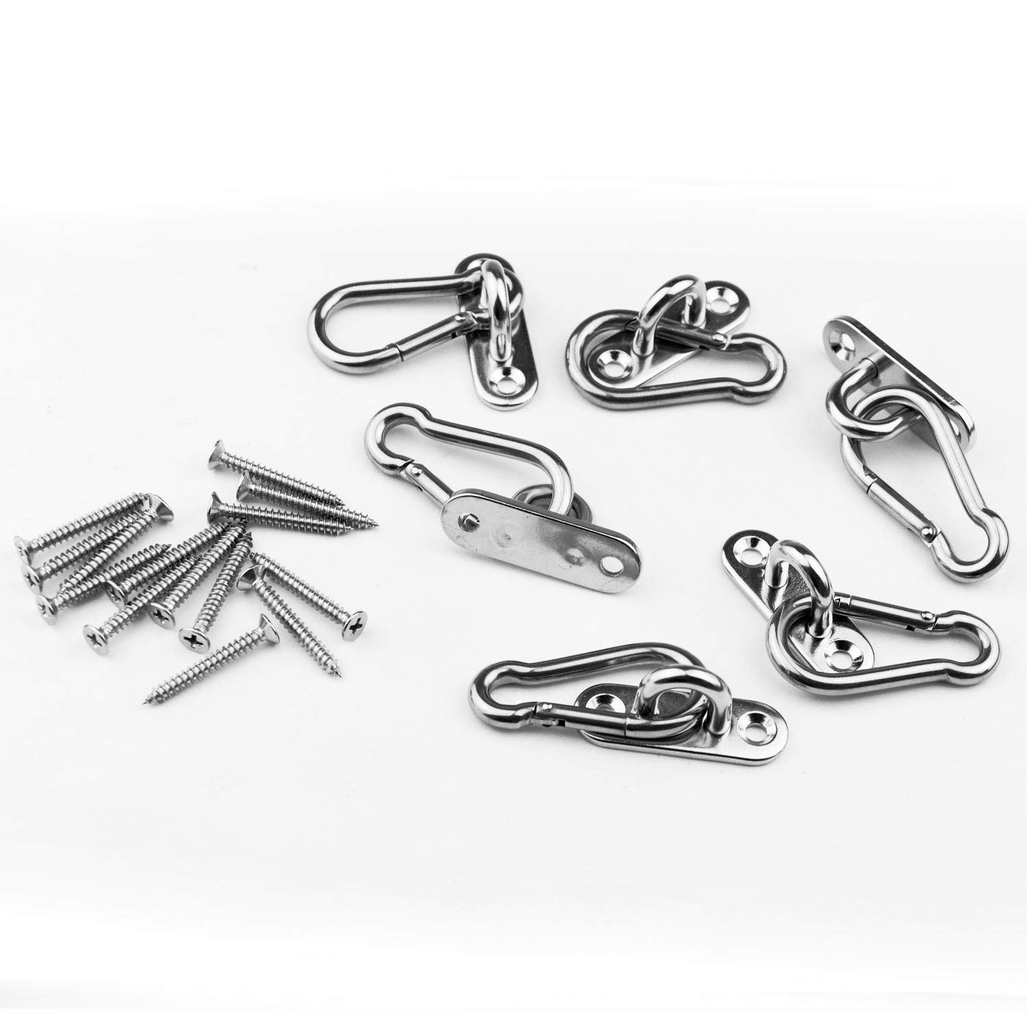 Snapklik.com : EXCELFU 6 Pieces Stainless Steel 1.8 Inch Pad Eye Plate ...