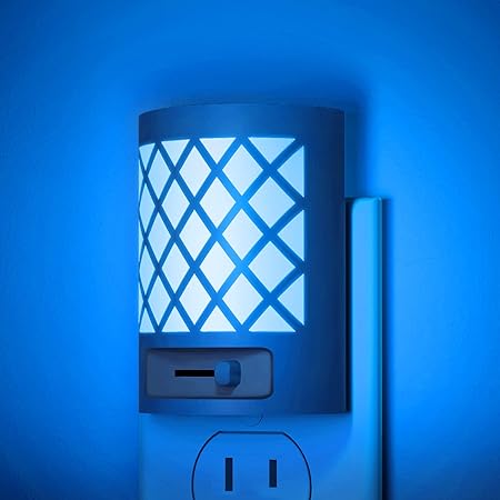 MAZ-TEK Plug in Dimmable Led Night Light with Auto Dusk to Dawn Sensor ...