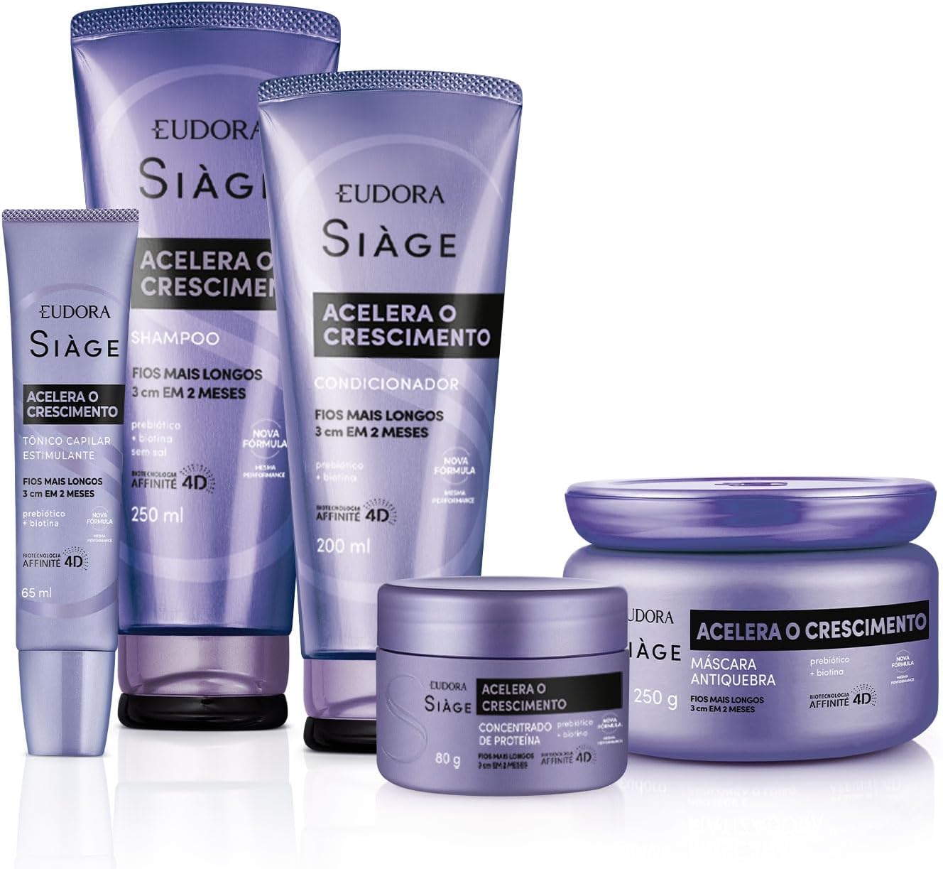 Eudora kit Siàge Acelera o Crescimento (5 itens) | Amazon.com.br
