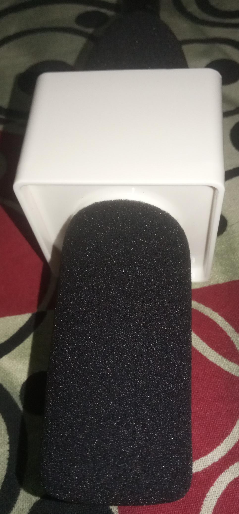 Generic ABS Injection Molding Square Microphone Station Logo -White ...