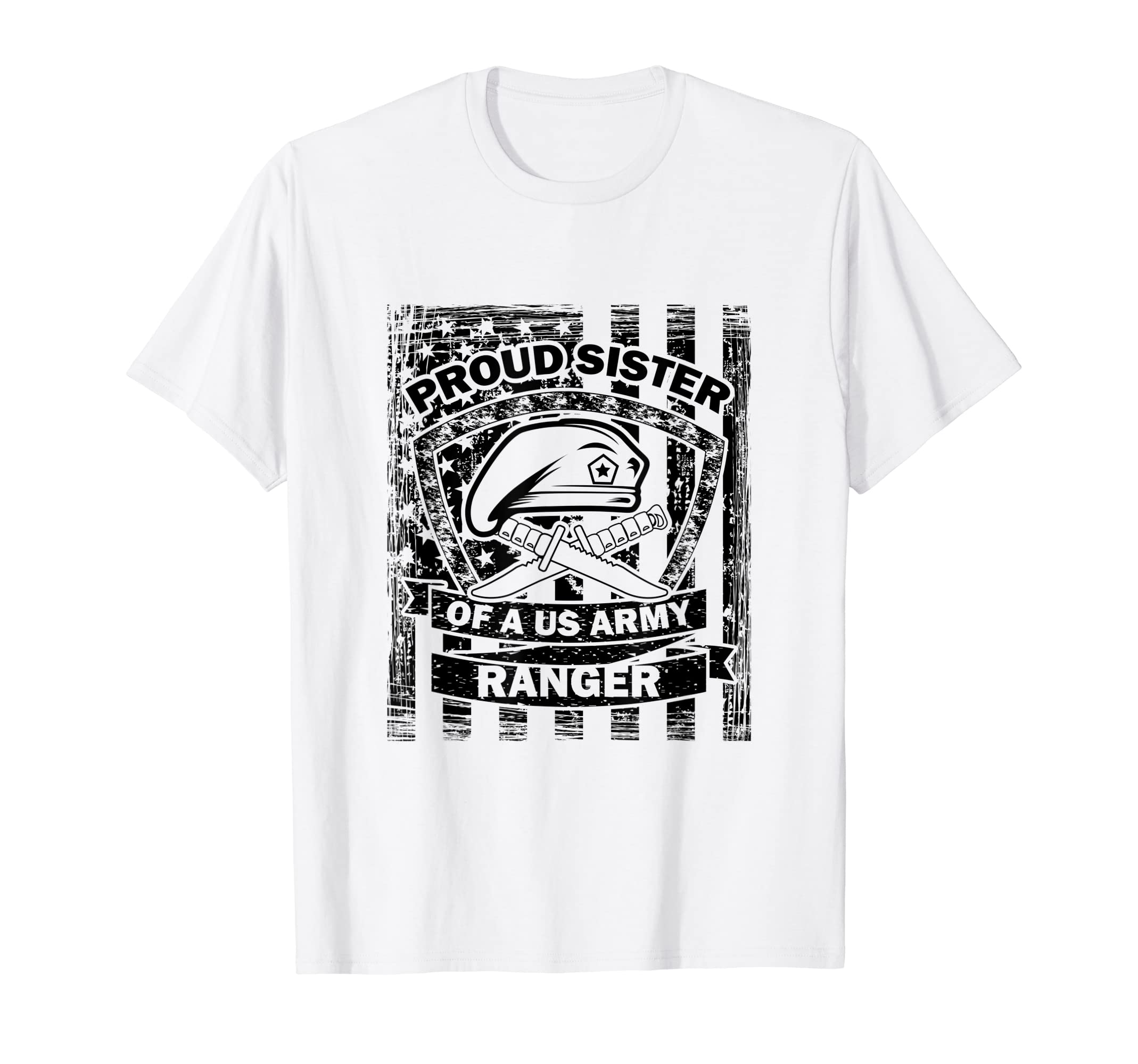 Amazon | Proud Sister US Army Ranger Tシャツ | Tシャツ・カットソー 通販