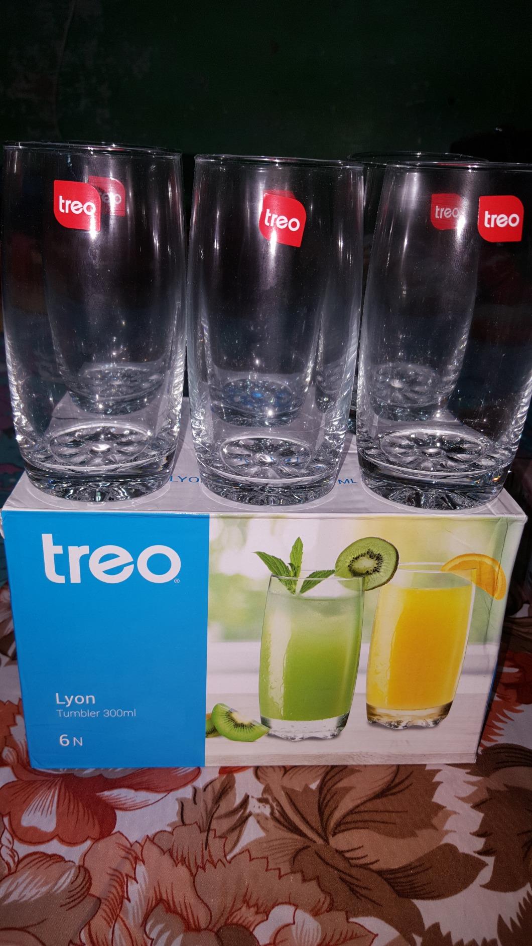 Buy Treo by Milton Lyon Glass Set of 6, 300 ml Online at Low Prices in ...