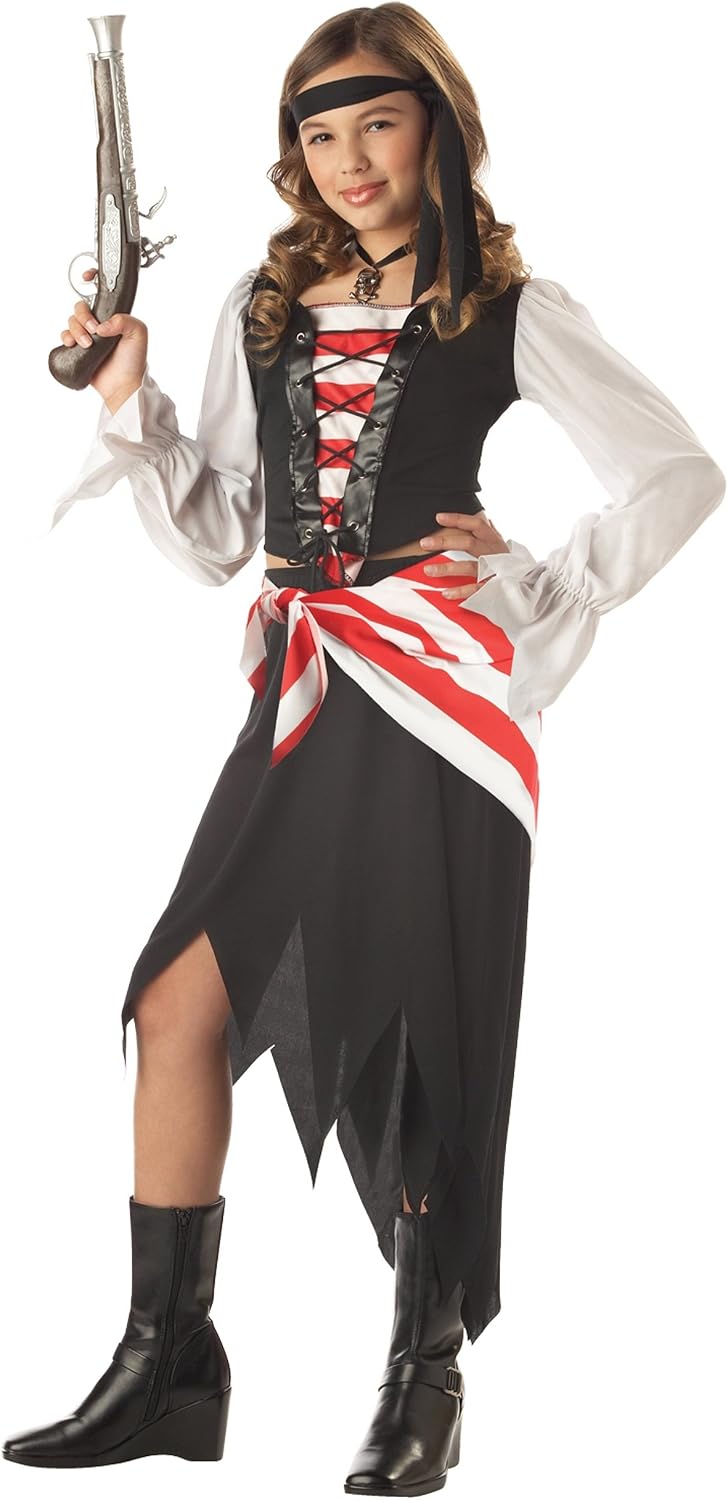 Amazon.co.jp: RUBY, THE PIRATE BEAUTY 海賊 衣装、コスチューム 子供用 サイズL : おもちゃ